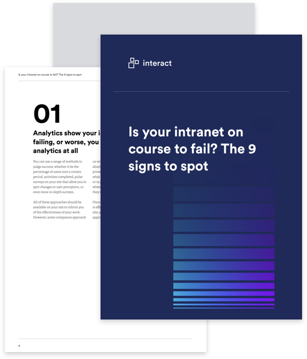 Is your intranet on course to fail? The 9 signs to spot