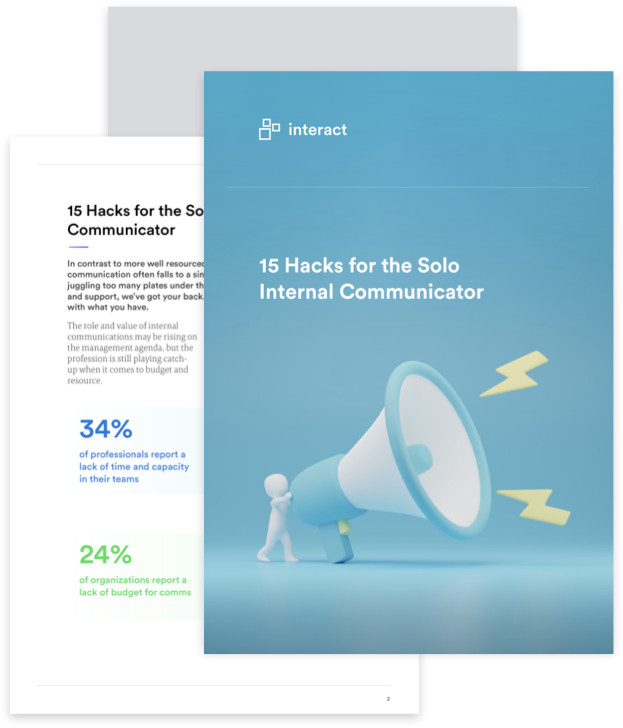 Guide - 15 Hacks for the Solo Internal Communicator | Interact software
