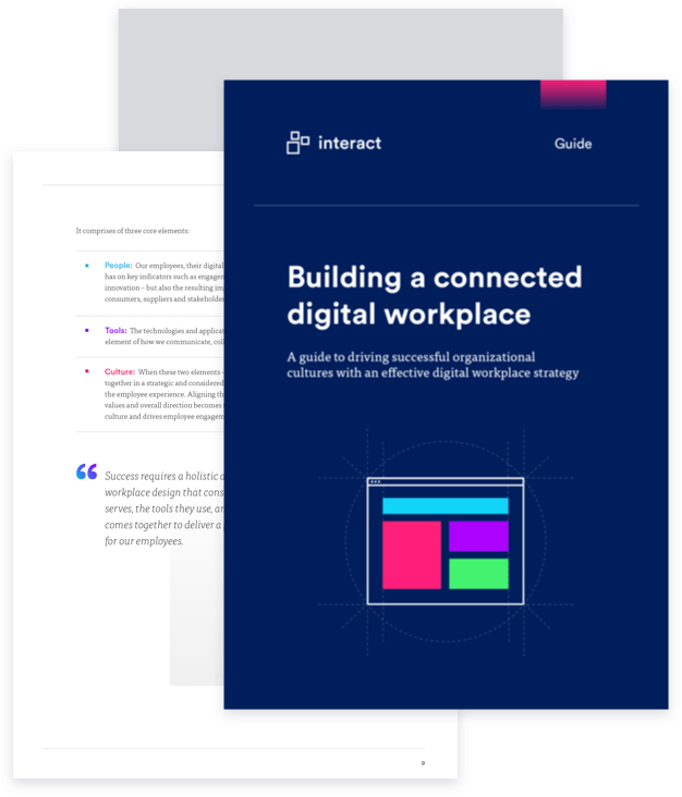 Building a connected digital workplace