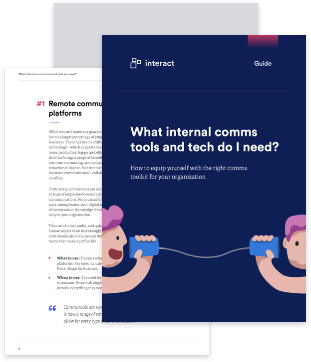 What internal comms tools and tech do I need?