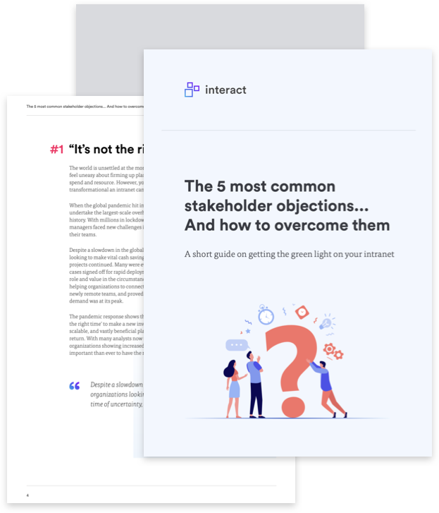 The 5 most common stakeholder objections… and how to overcome them