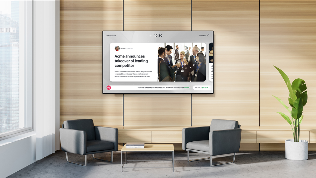 Digital signage best practices for internal communicators | Interact software