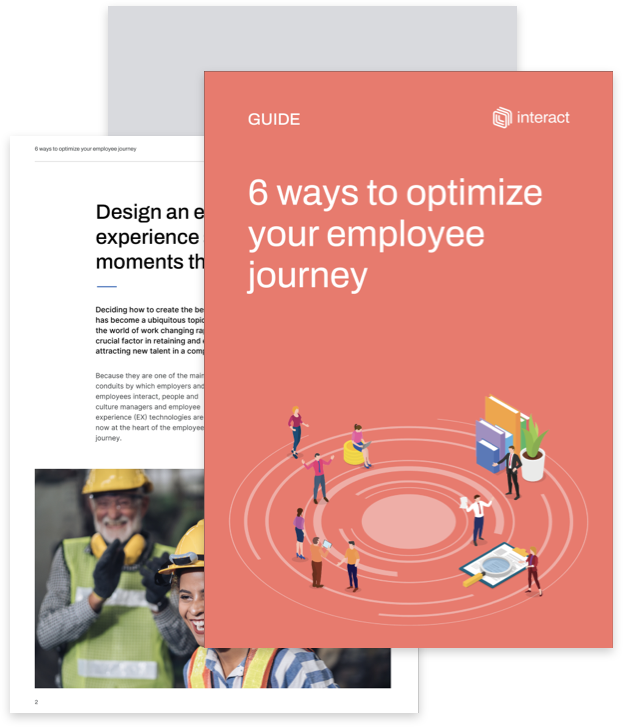 6 ways to optimize your employee journey | Interact software