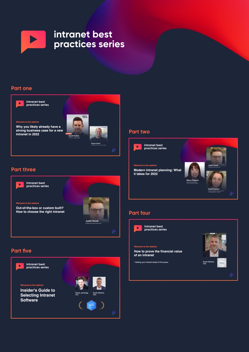Intranet best practices webinar series | Interact software