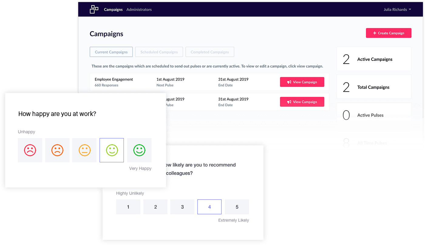 Using Pulse surveys to improve EX | Interact software