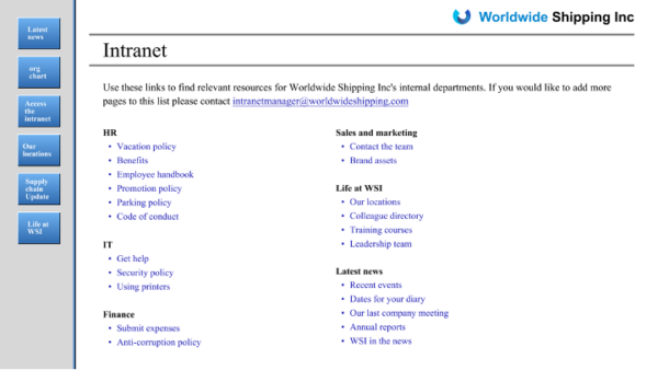 Intranet definition: What is an intranet? | Interact Software