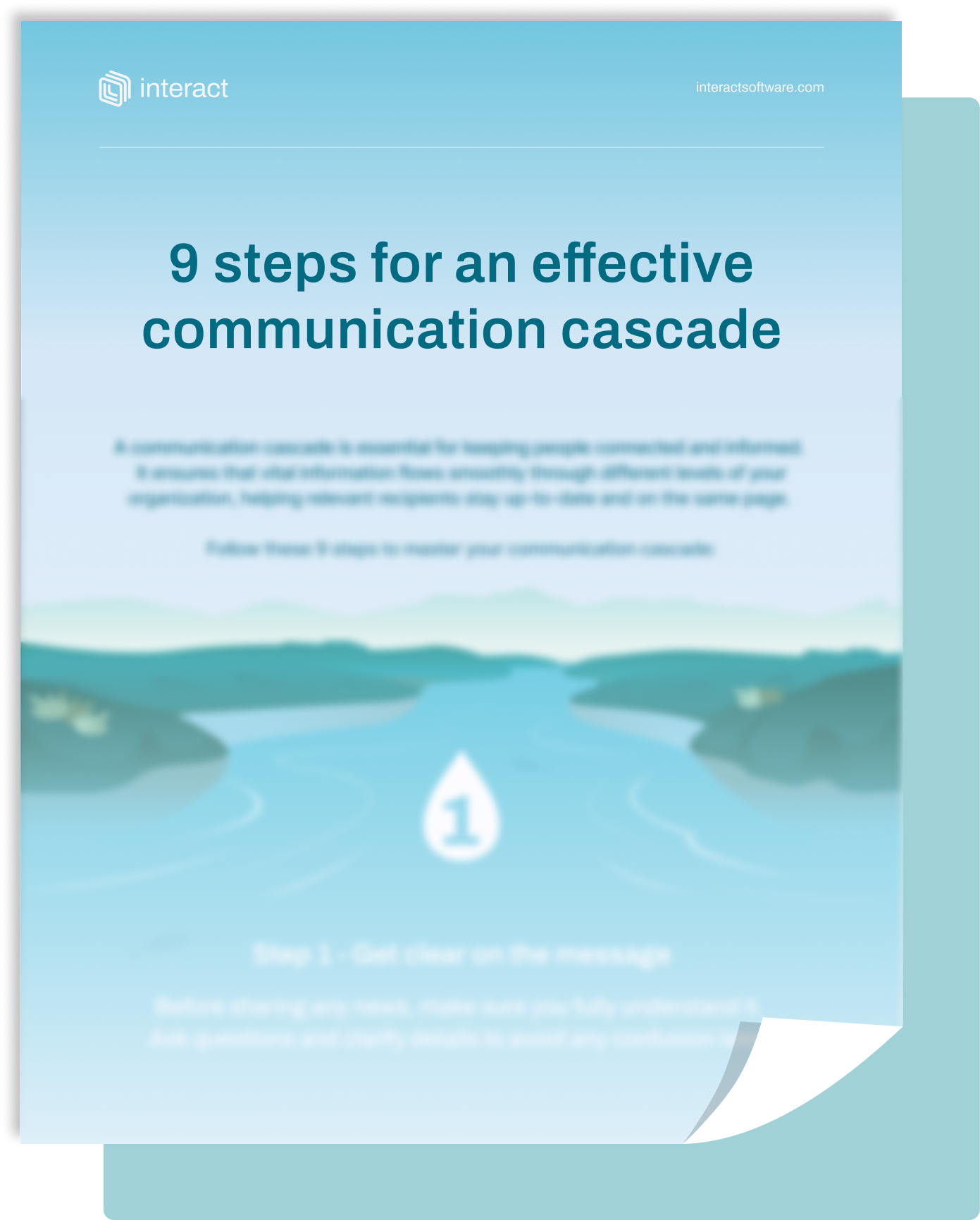 Master your communication cascade | Interact software