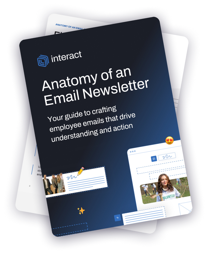Anatomy of an email newsletter | Interact software
